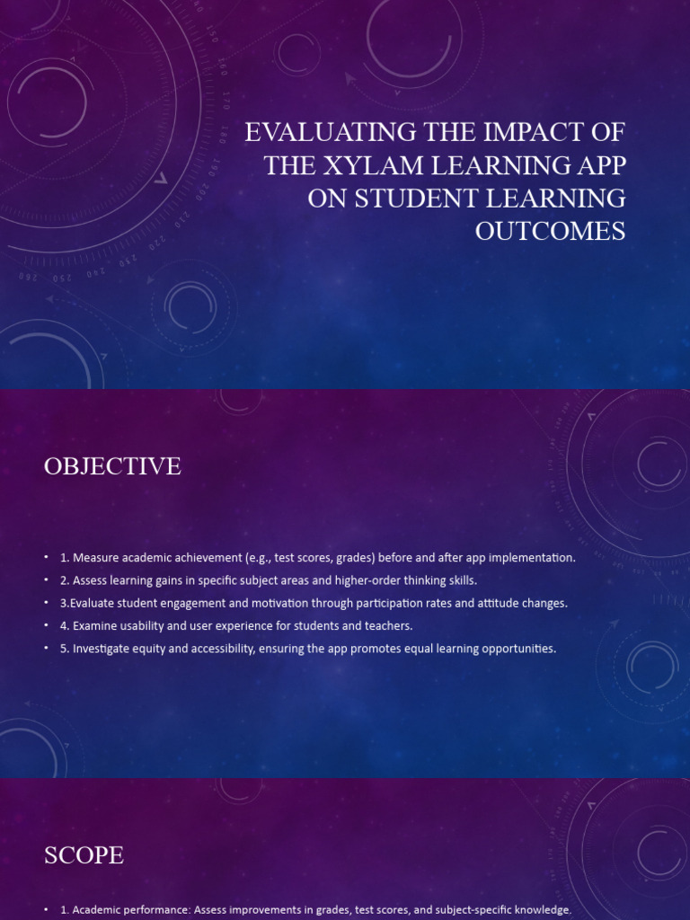 Evaluating The Impact of The Xylam Learning App | PDF | Social Science