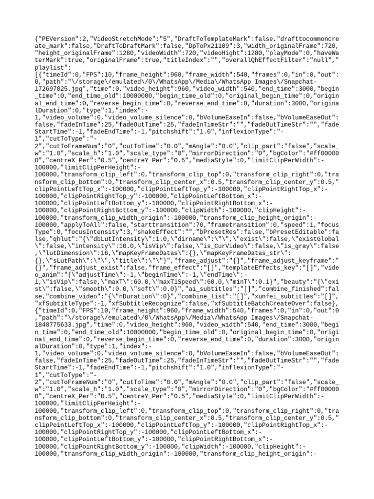 Video Editing Metadata Overview | PDF | Computing | Software