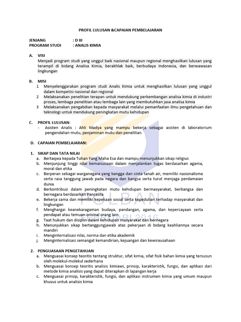 D3 Analis Kimia Polban | PDF | Seni | Sains & Matematika