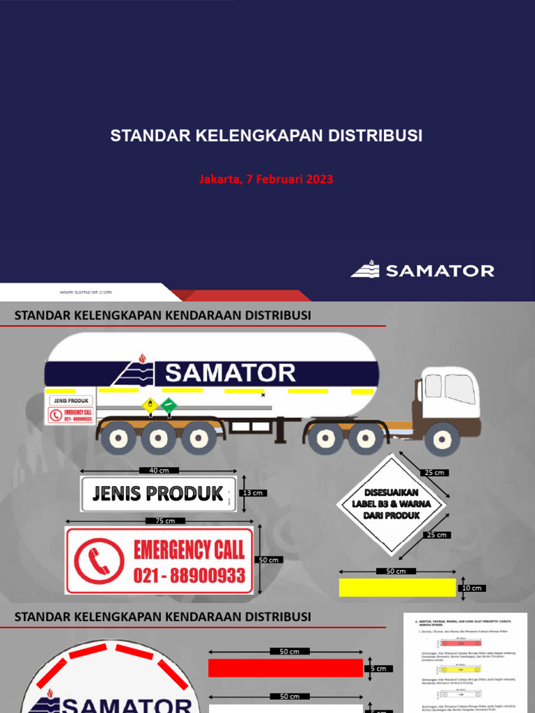 Standar Kendaraan Mobil Angkutan B3 Distribusi | PDF