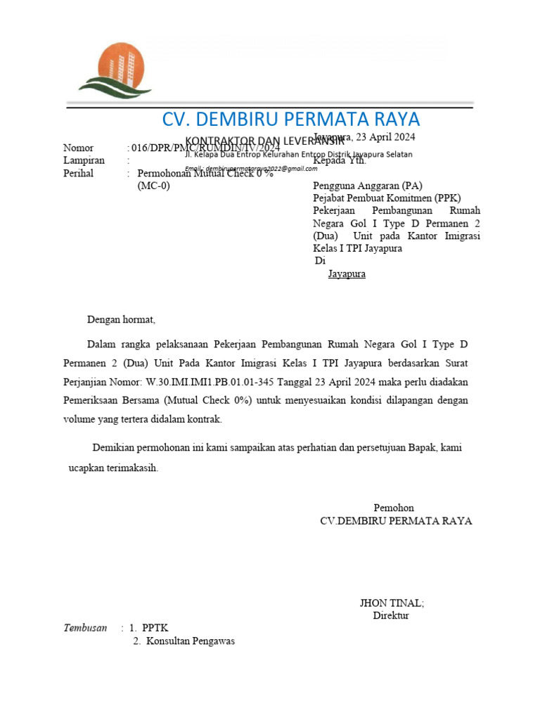 Permohonan MC0 | PDF