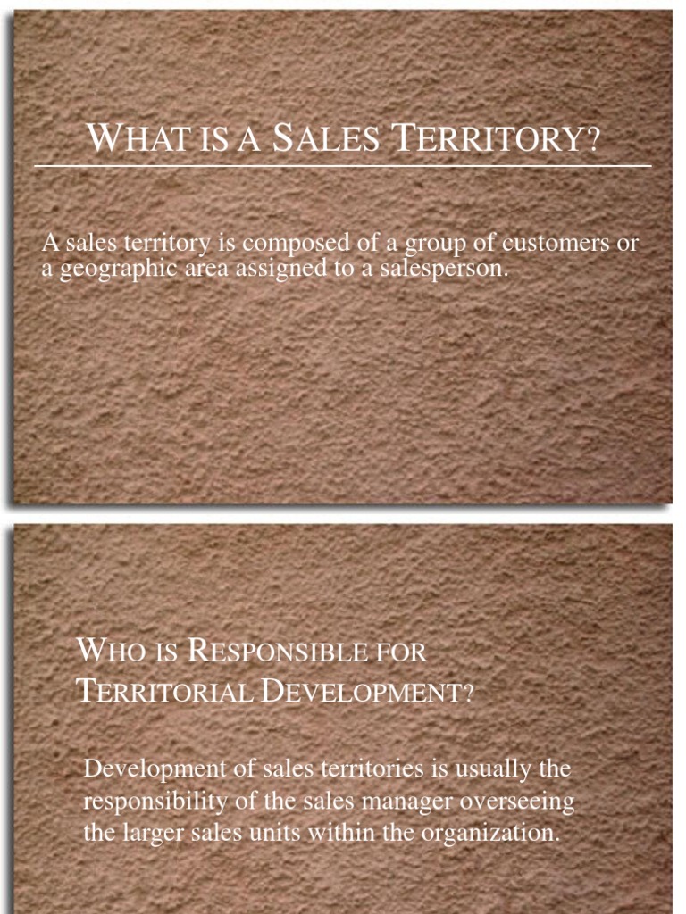 Understanding Sales Territories Explained | PDF | Sales | Marketing