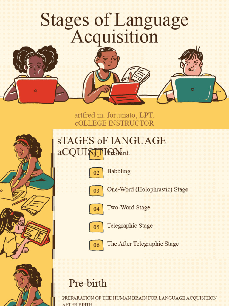 Stages of Language Acquisition-ArtfredFort | PDF | Language Acquisition ...