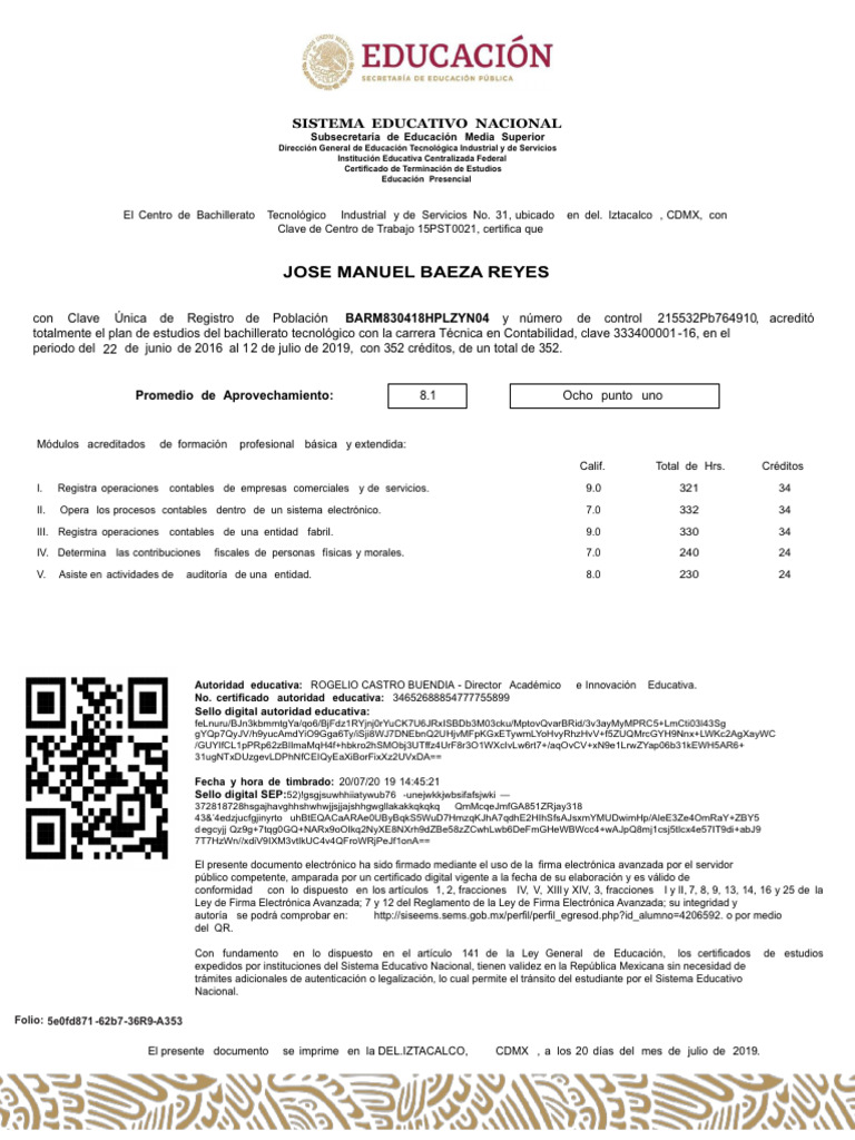 CERTIFICADO M | PDF | Pensamiento | Conocimiento CERTIFICADO M | PDF | Pensamiento | Conocimiento