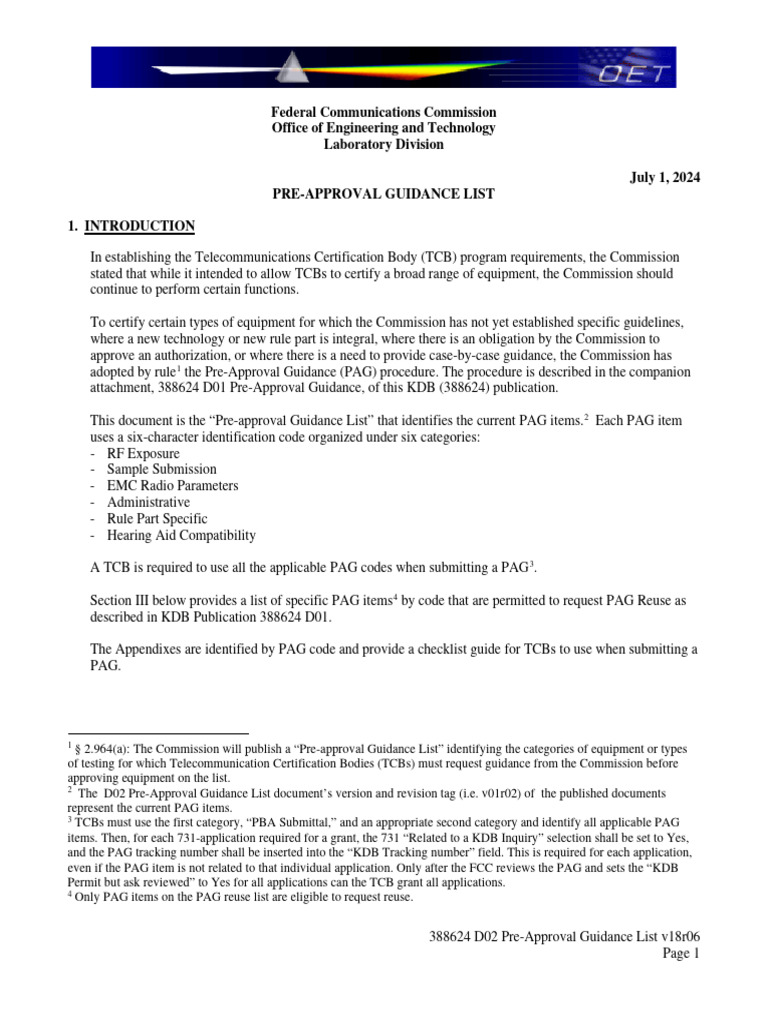 D02 Pre-Approval Guidance List v18r06 | PDF | Simulation | Software ...