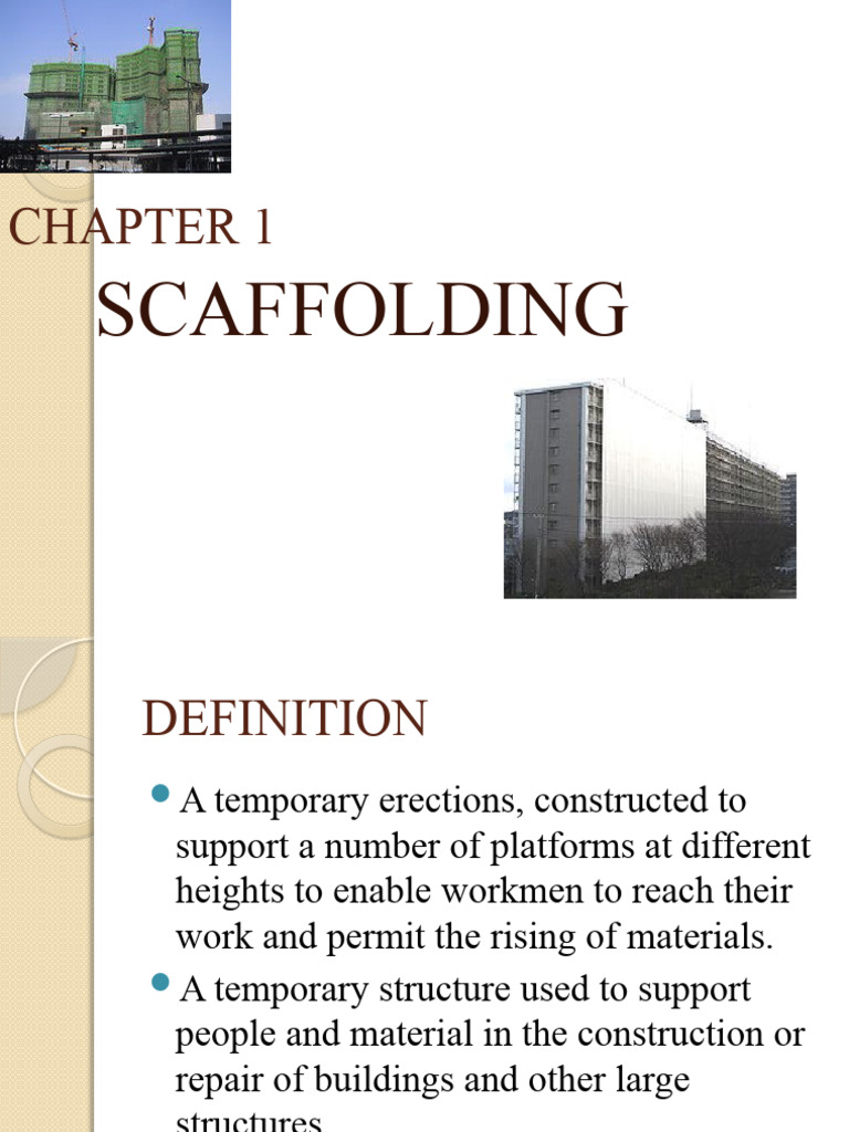 SCAFFOLDING | PDF | Scaffolding | Equipment