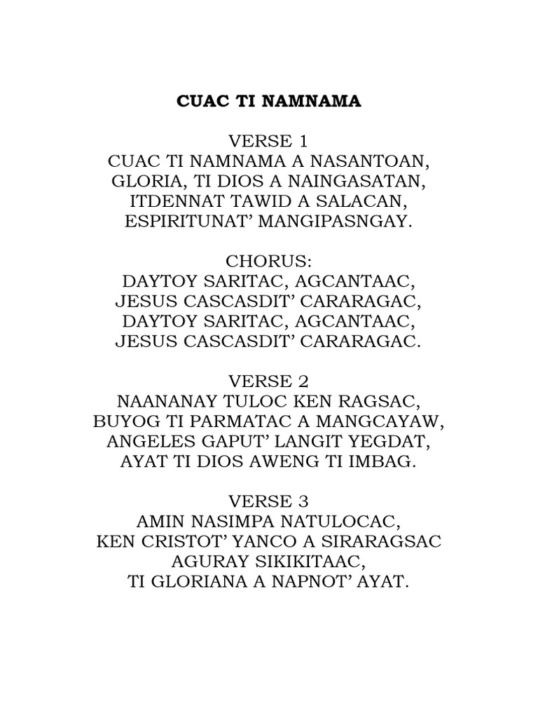 Cuac Ti Namnama | PDF