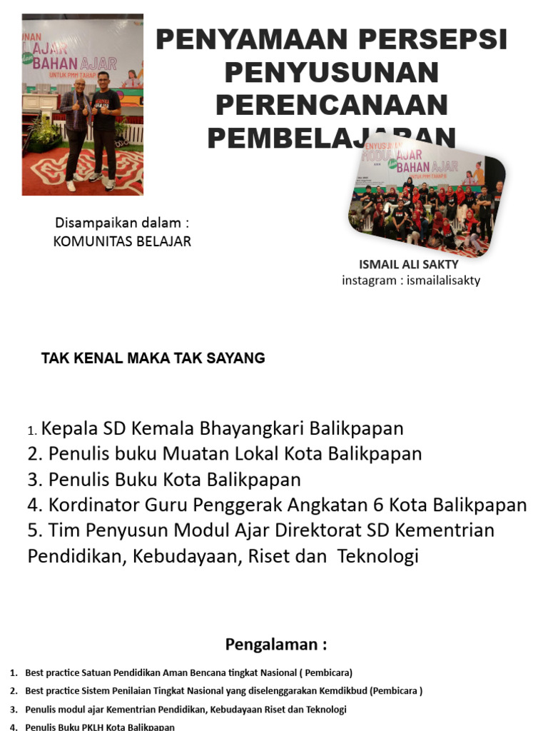 Penyusunan Modul Ajar 2024 | PDF
