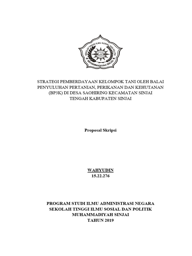 Sampul Dan Pengesahan | PDF