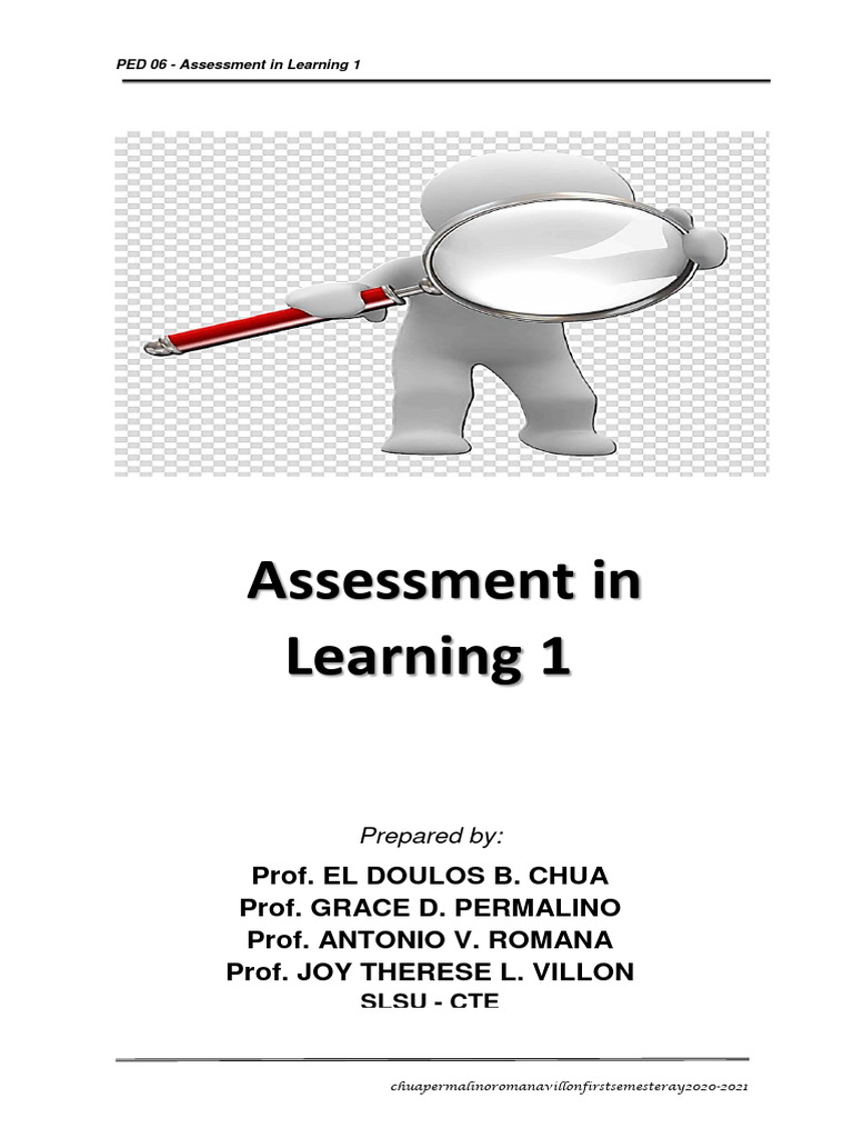 CTE PED 06 PermalinoGDRomanaAVVillonJTLChuaEDB | PDF | Educational Assessment | Learning