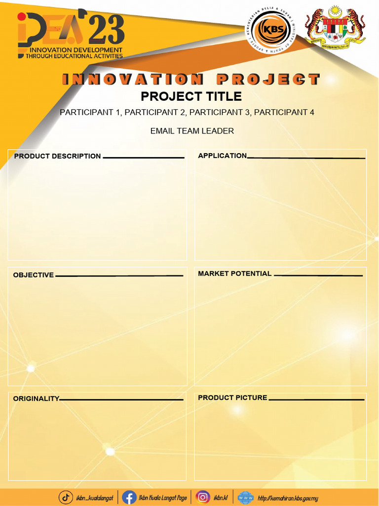 Template Inovasi Ideas 2023 | PDF | Art | Technology & Engineering