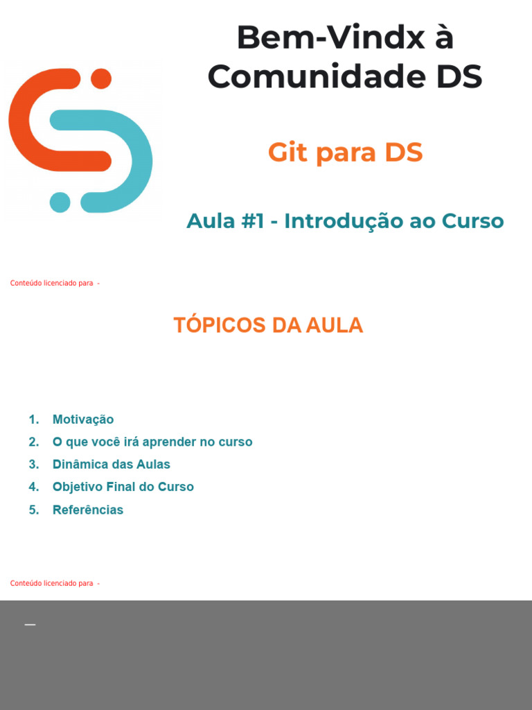 Aula 01 Introducao Curso PPT | PDF | Programas | Informática