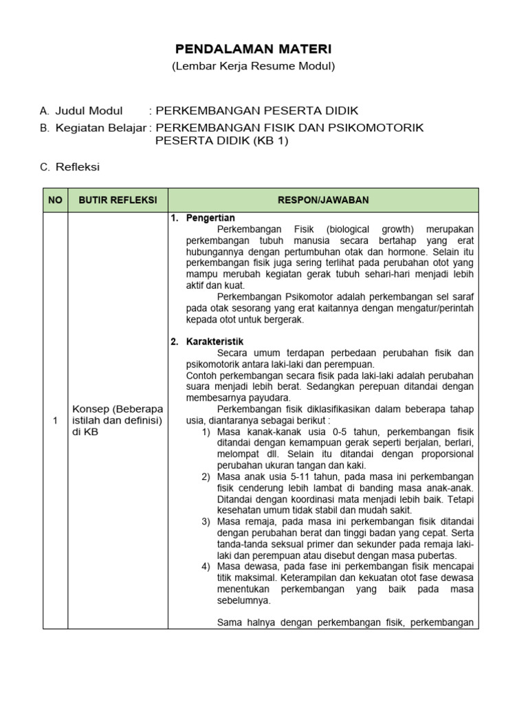 LK Resume KB 1 | PDF