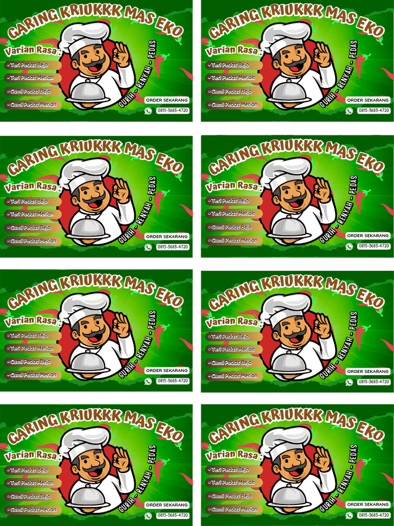 Poster Garing Kriukk Mas Eko | PDF