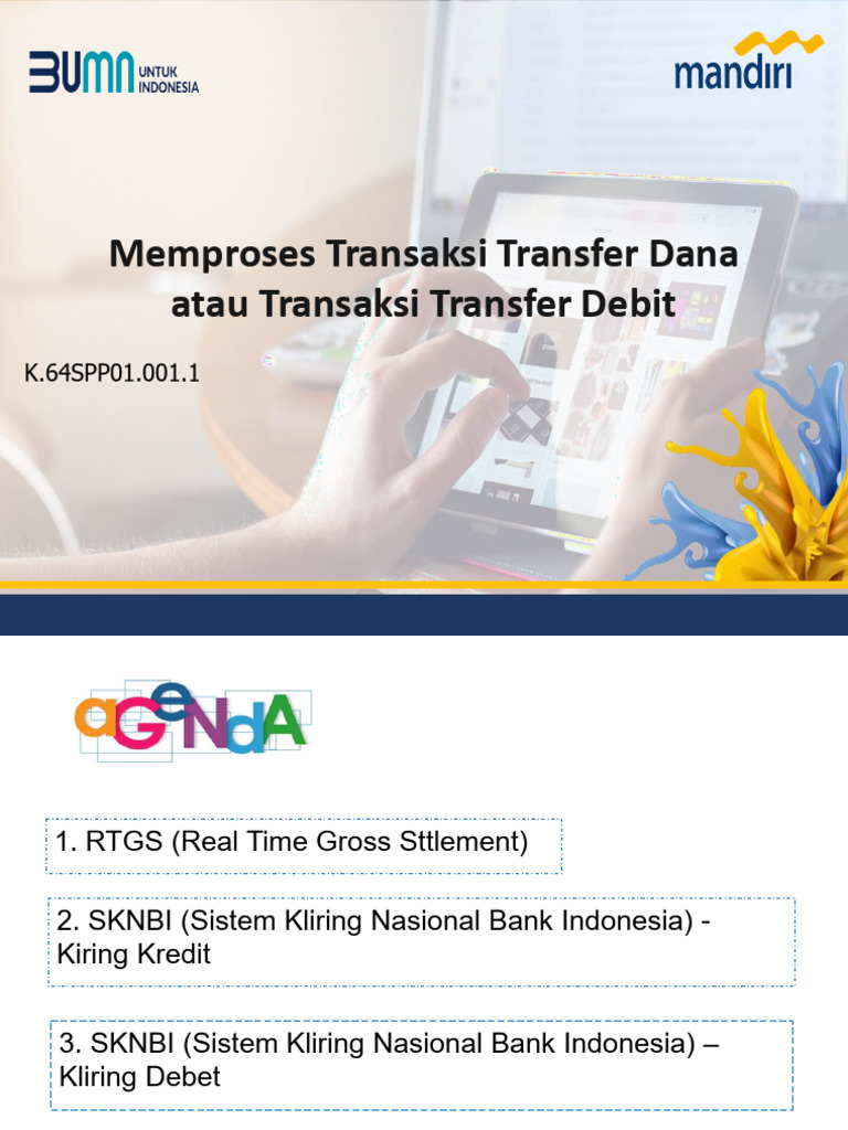 Memproses Transaksi Transfer Dana Atau Transaksi Transfer Debit | PDF