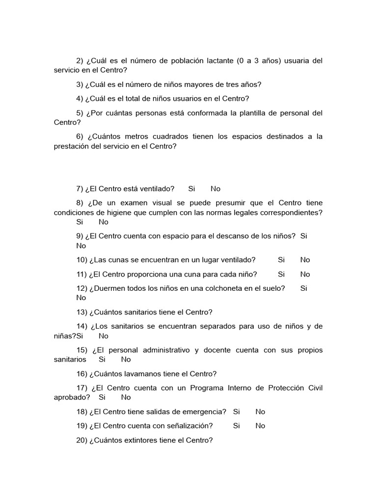 Cuestionario para Dif | PDF | Alergia