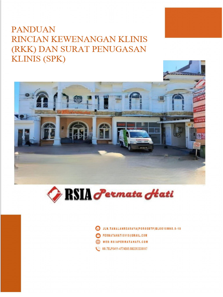 Penetapan SPK RKK Staf Perawat | PDF