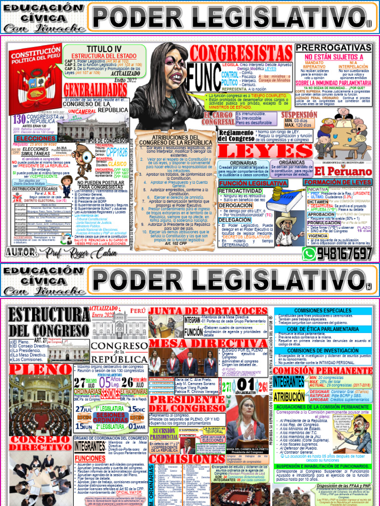 Mapa Conceptual del Poder Legislativo | PDF | Gobierno | Gobernancia