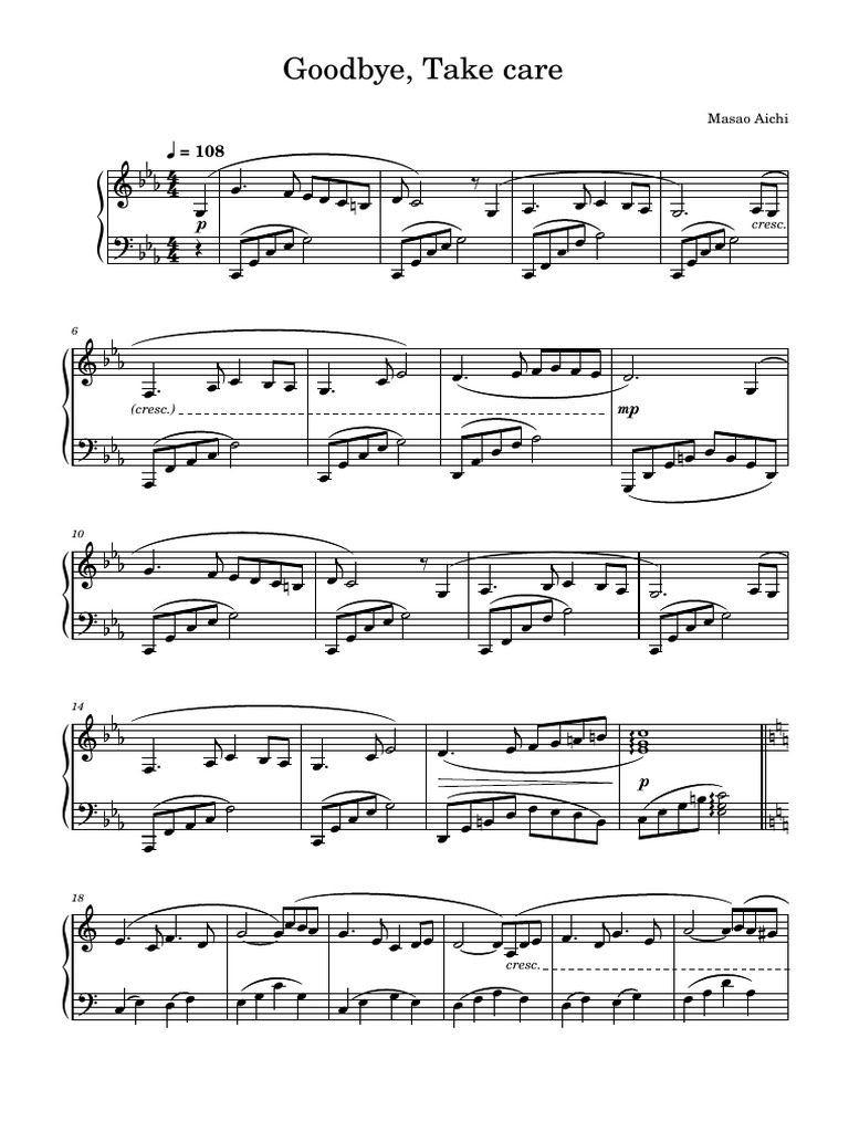 Goodbye Take care | PDF