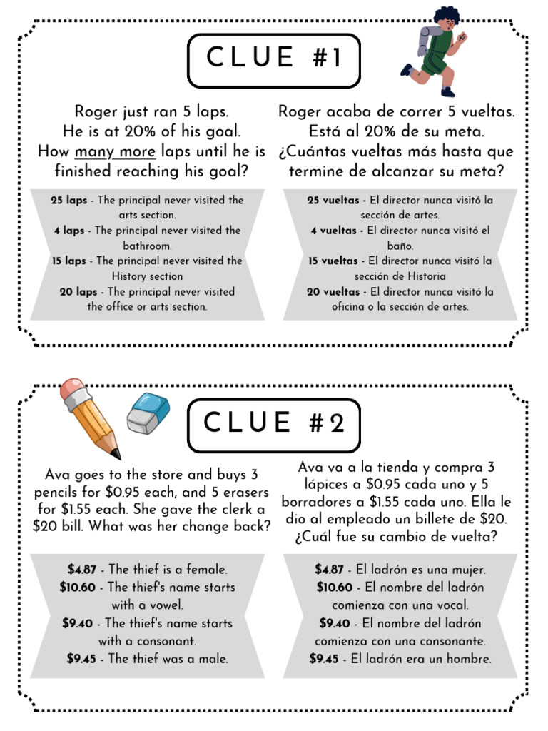 Math Scavenger Hunt Activity | PDF