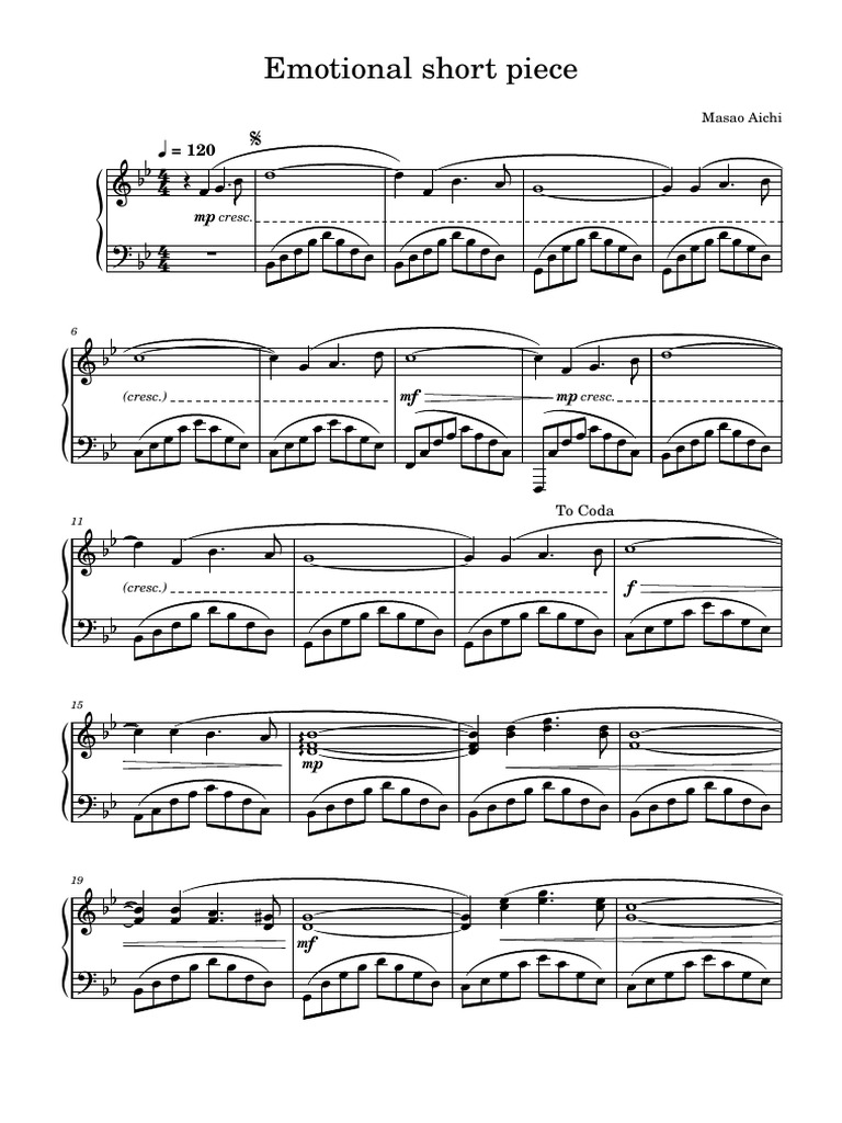 Emotional short piece | PDF