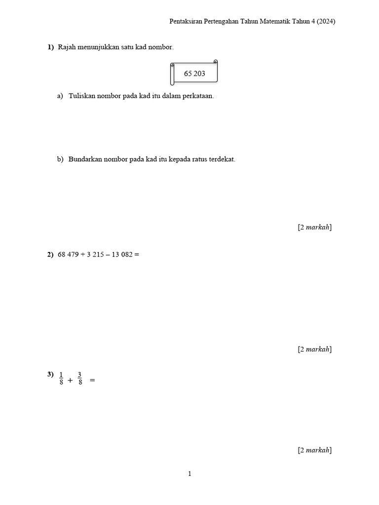 2024 Soalan Ppt Mt4 Pdf