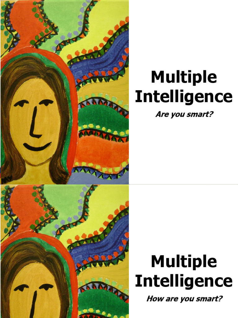 Multiple Intelligence Pdf Intelligence Learning