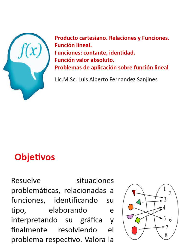 Relaciones y Funciones | PDF | Función (Matemáticas) | Conjunto (Matemáticas)