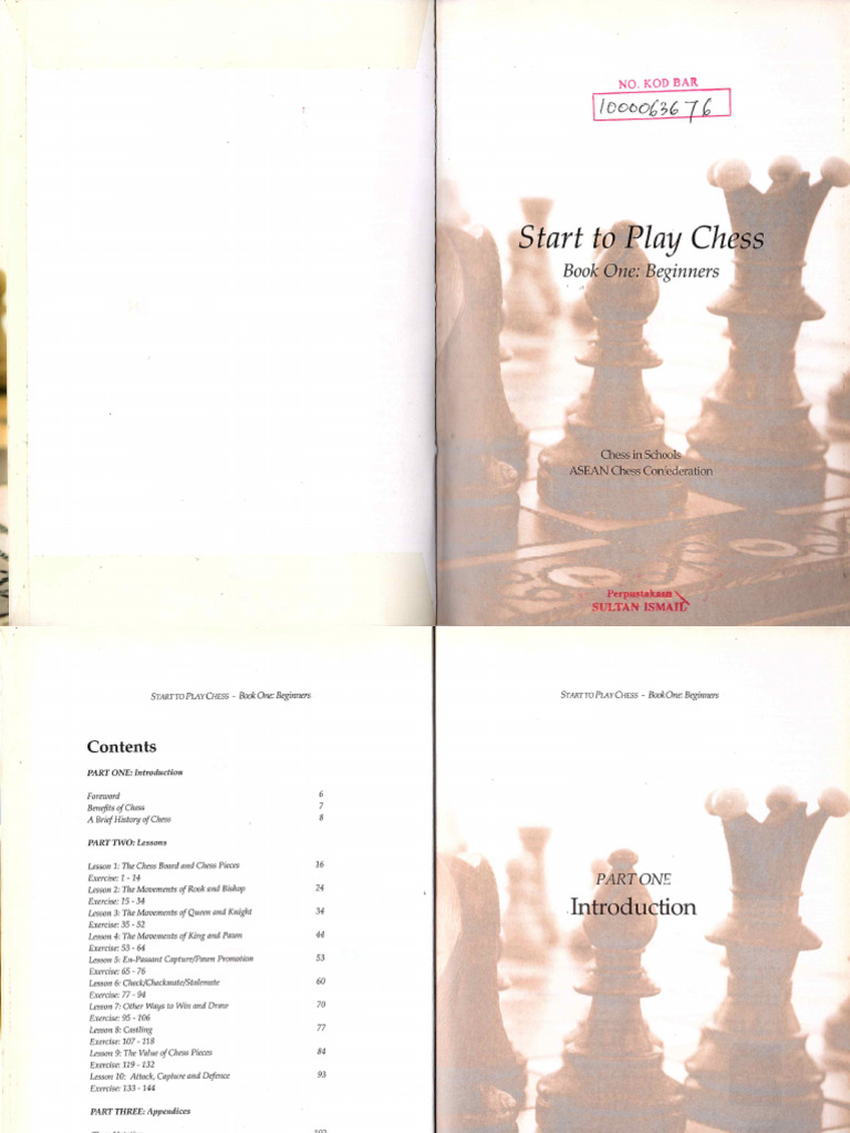 ASEAN Chess Academy Book One Beginners | PDF