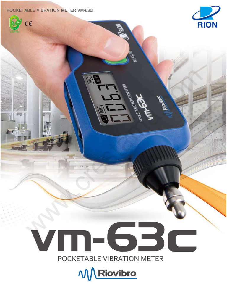 RION VM-63C - Datasheet | PDF | Hertz | Frequency