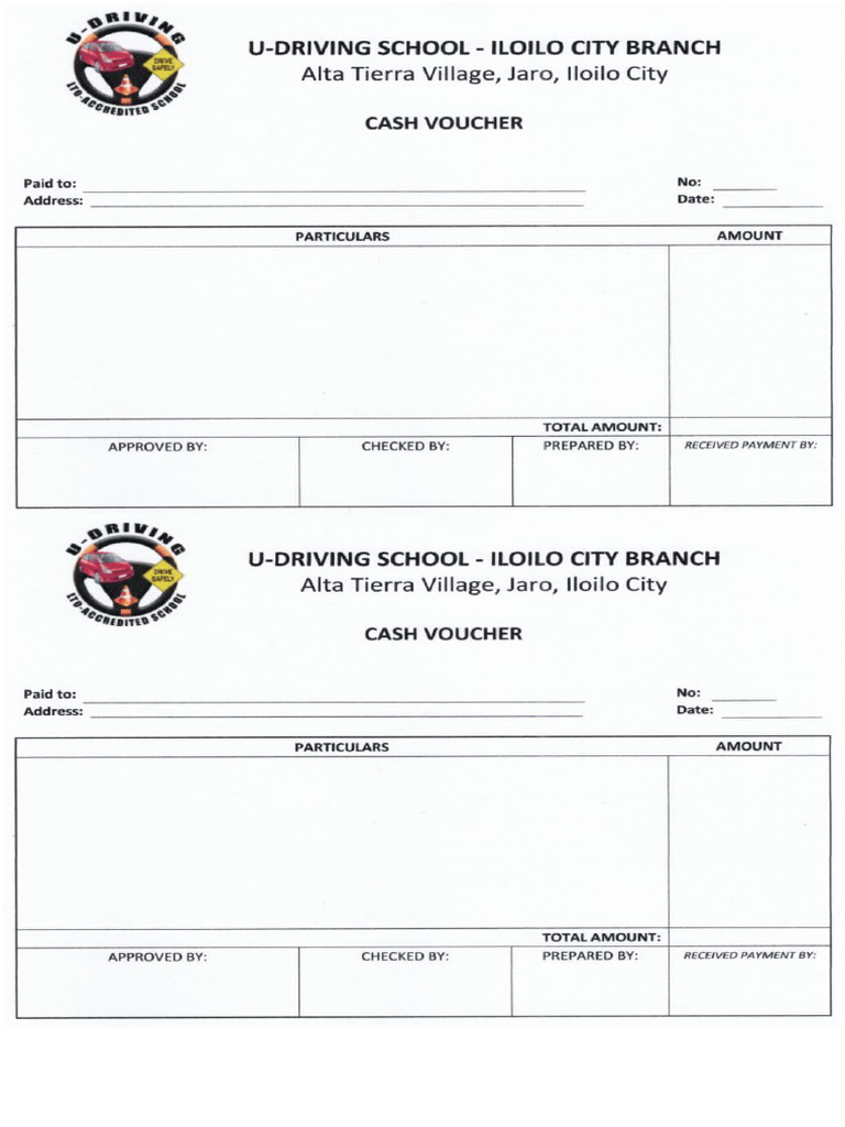 Cash Voucher | PDF
