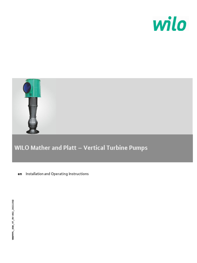 Wilo 461950 | PDF | Safety | Pump