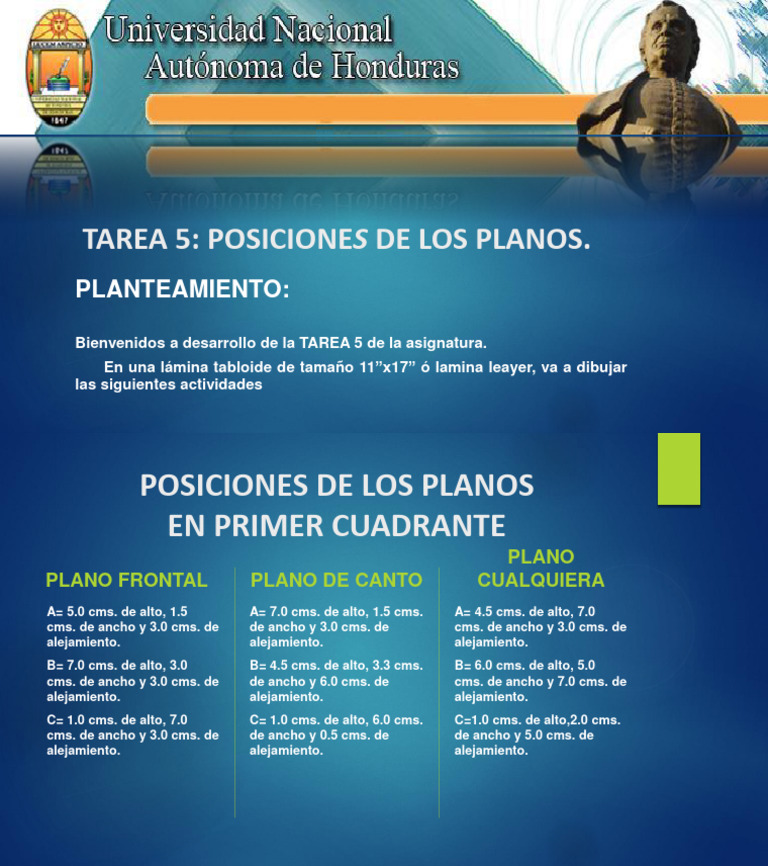 Tarea 5 posiciones de los Planos | PDF