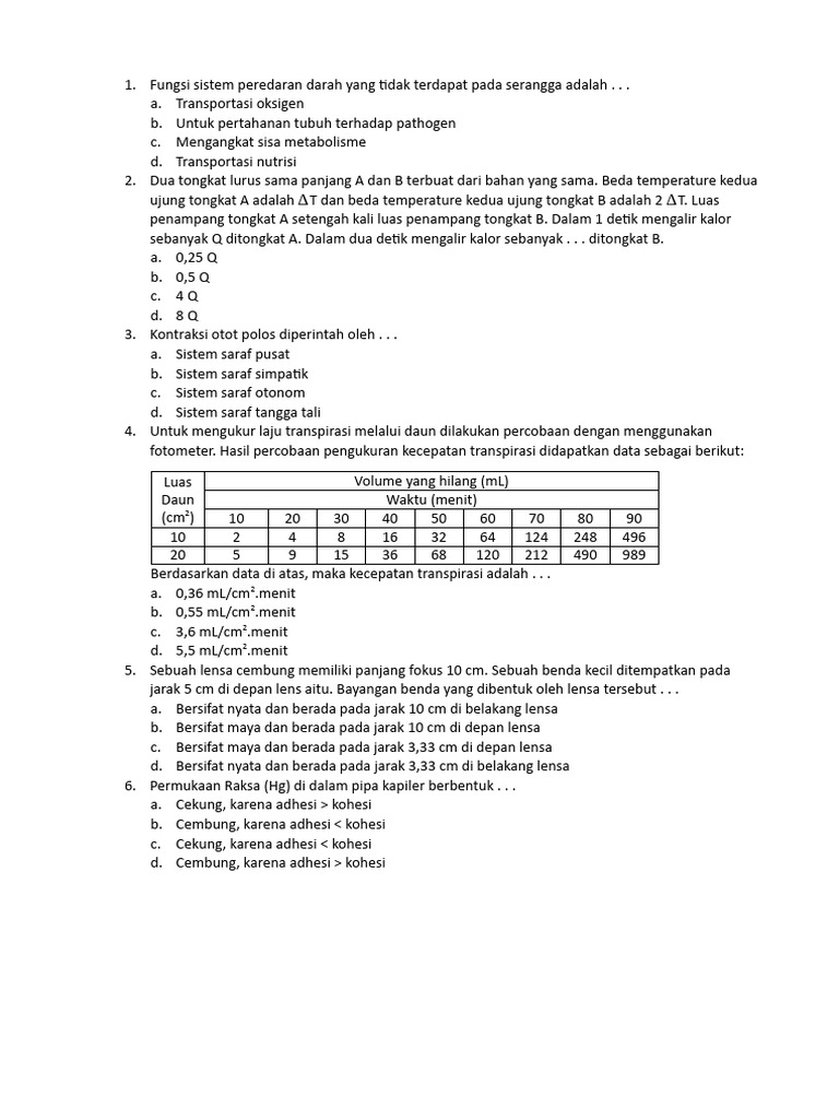 Contoh Soal Osn | PDF | Ilmu Sosial | Metode & Bahan Ajar