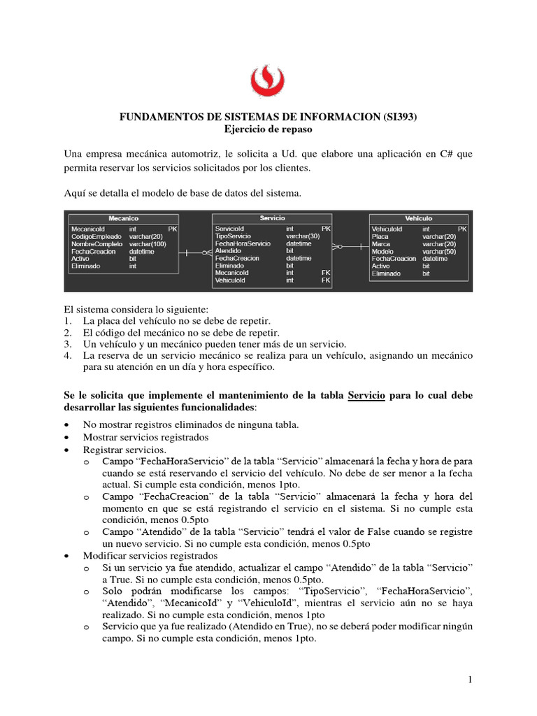 Ejercicio de repaso | PDF | Ingeniería Informática | Tecnologías de la ...