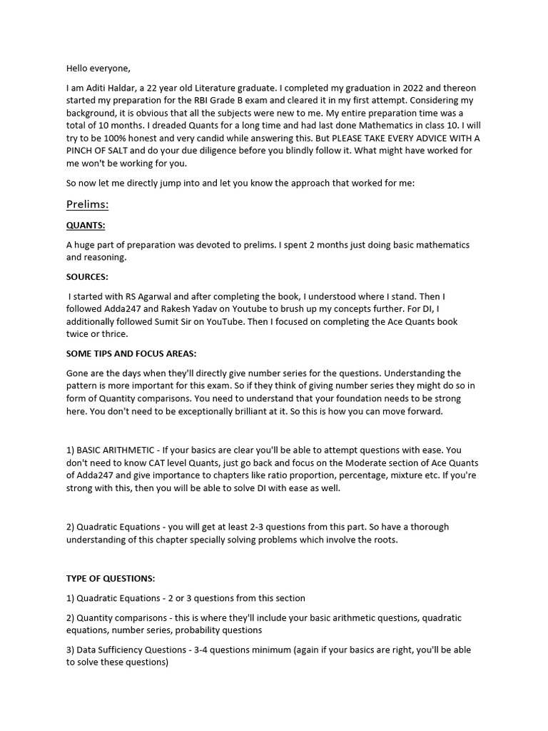 Aditi Halder | PDF | Reserve Bank Of India | Essays