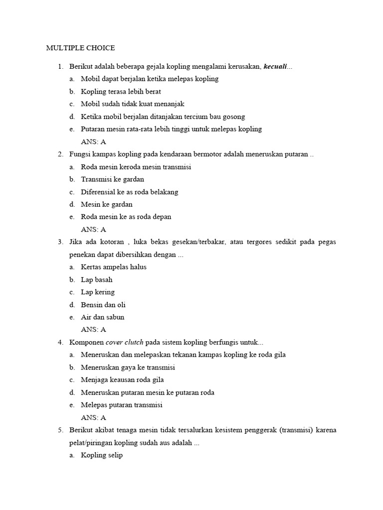 XI - (TKRO) Pemeliharaan Sasis Dan Pemindah Tenaga Tehnik Kendaraan Ringan | PDF | Teknologi ...