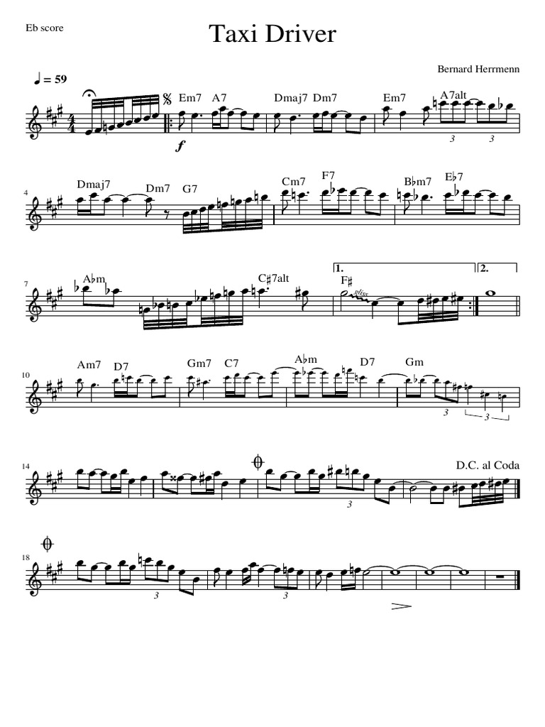 Taxi Driver Eb Score | PDF