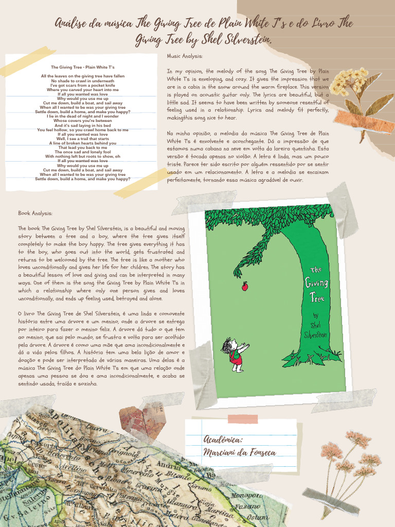 The Giving Tree Music X Book | PDF | American Children's Books | Trees