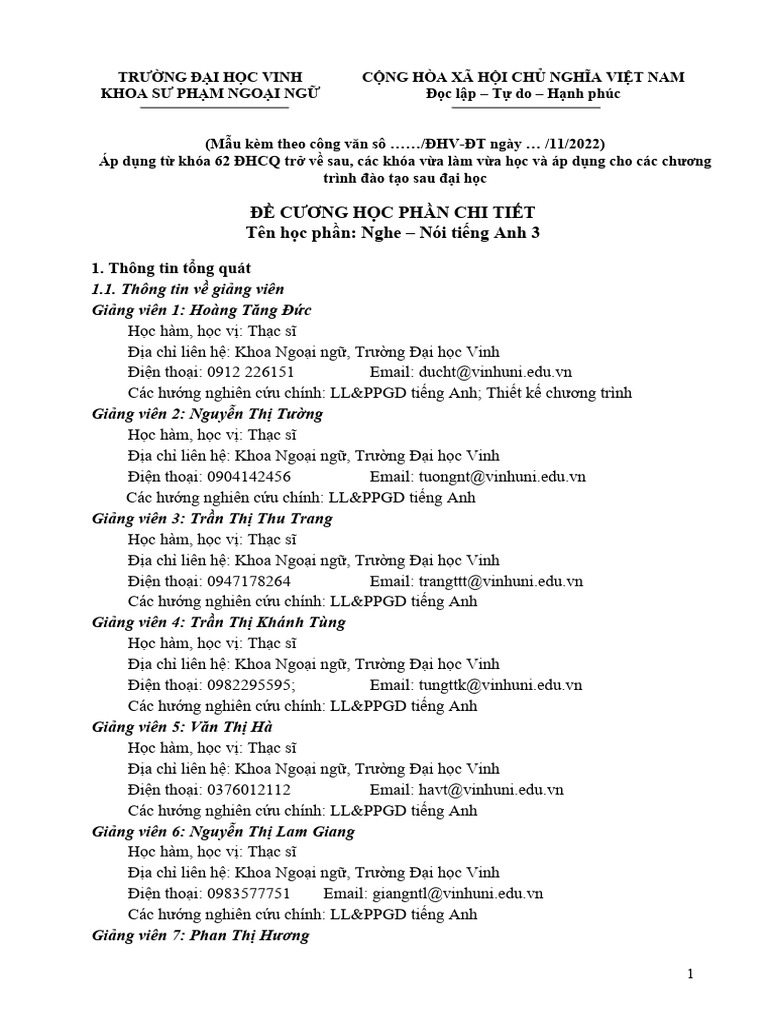 1.DCCT Nghe-Noi TA3 - K62 - 2024 - (21.1.24) | PDF