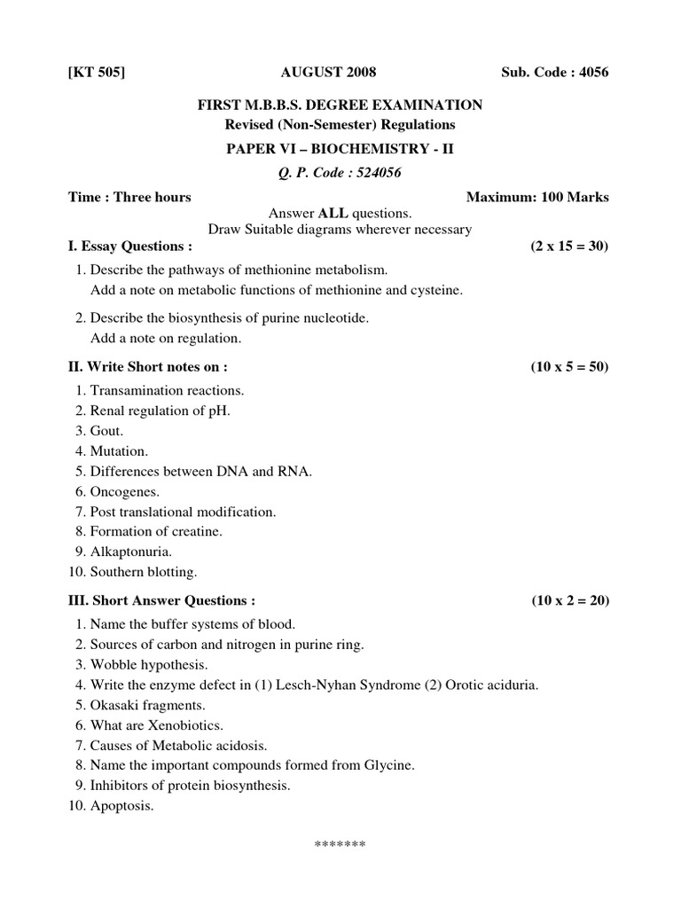 Biochemistry 2 (2008-2020) | PDF | Metabolism | Biochemistry