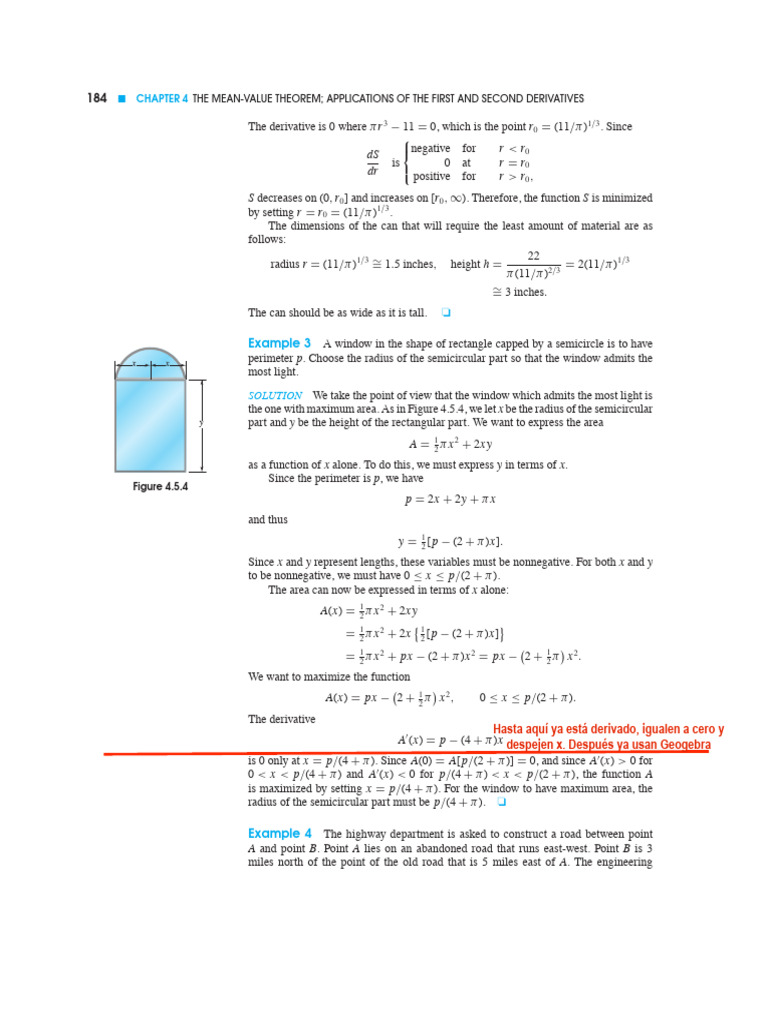 Mean-Value Theorem Applications | PDF | Area | Mathematical Analysis