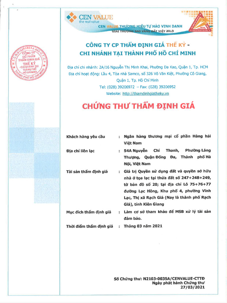 03-2021.Ch NG Thư TĐG TS L C H NG | PDF