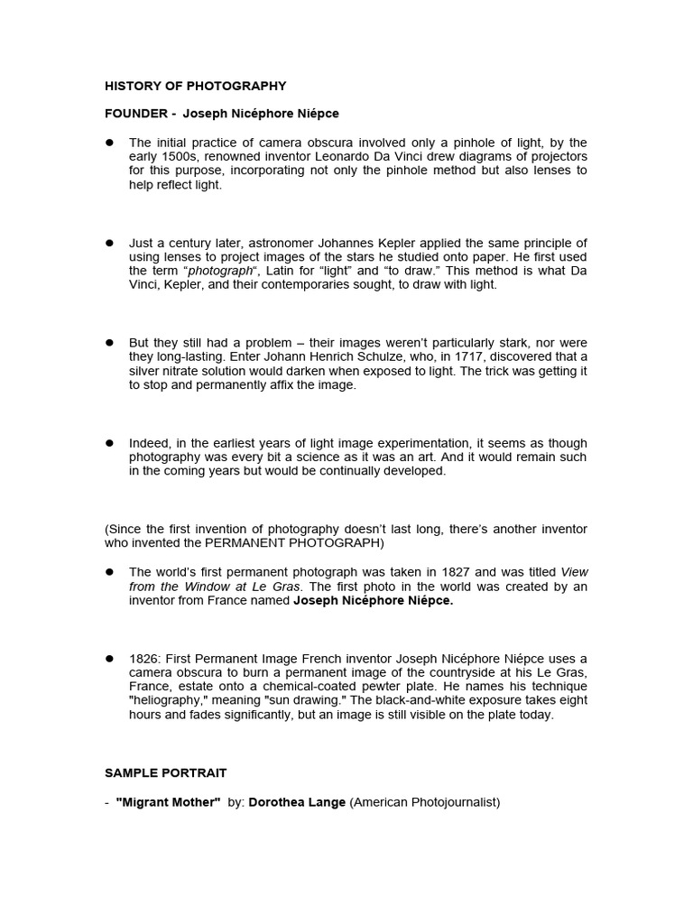 PHOTOGRAPHY | PDF | Composition (Visual Arts) | Vision