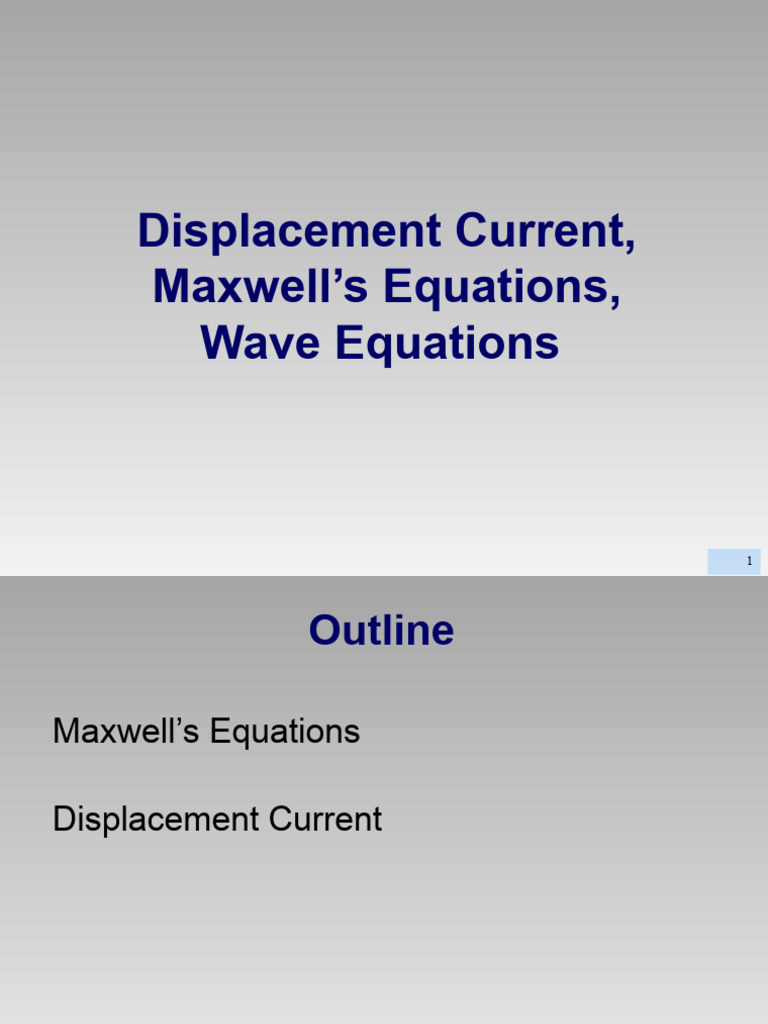 Maxwell Equations | PDF | Magnetic Field | Maxwell's Equations