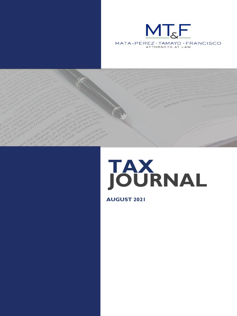 August 2021 Tax Journal Updates | PDF | Tax Deduction | Taxes