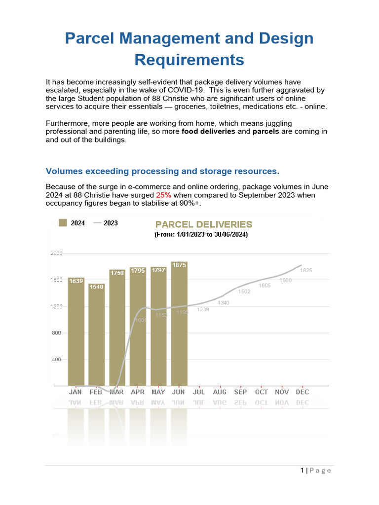 Parcel management and Foyer change - JQZ June 2024 | PDF