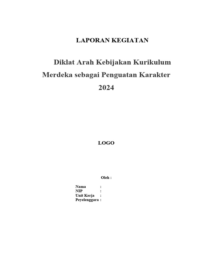 Contoh Laporan Kegiatan - Seri 11 Kebijakan Kurikulum Merdeka Sebagai ... Contoh Laporan Kegiatan - Seri 11 Kebijakan Kurikulum Merdeka Sebagai ...