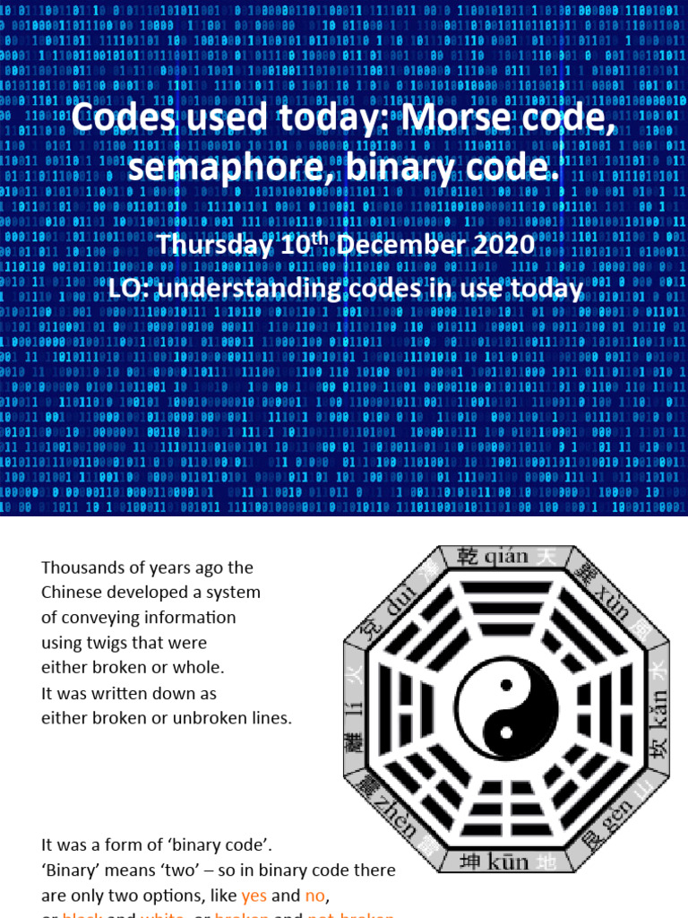 Morse Code and Semaphore | PDF | Telegraphy | Computing