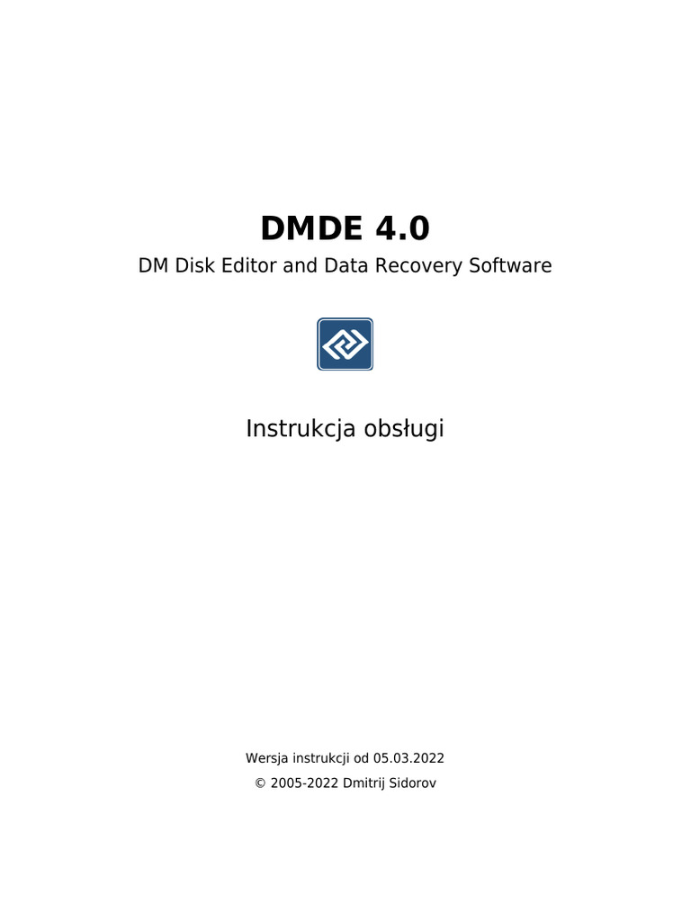 Dmde 4 0 0 Manual PL | PDF